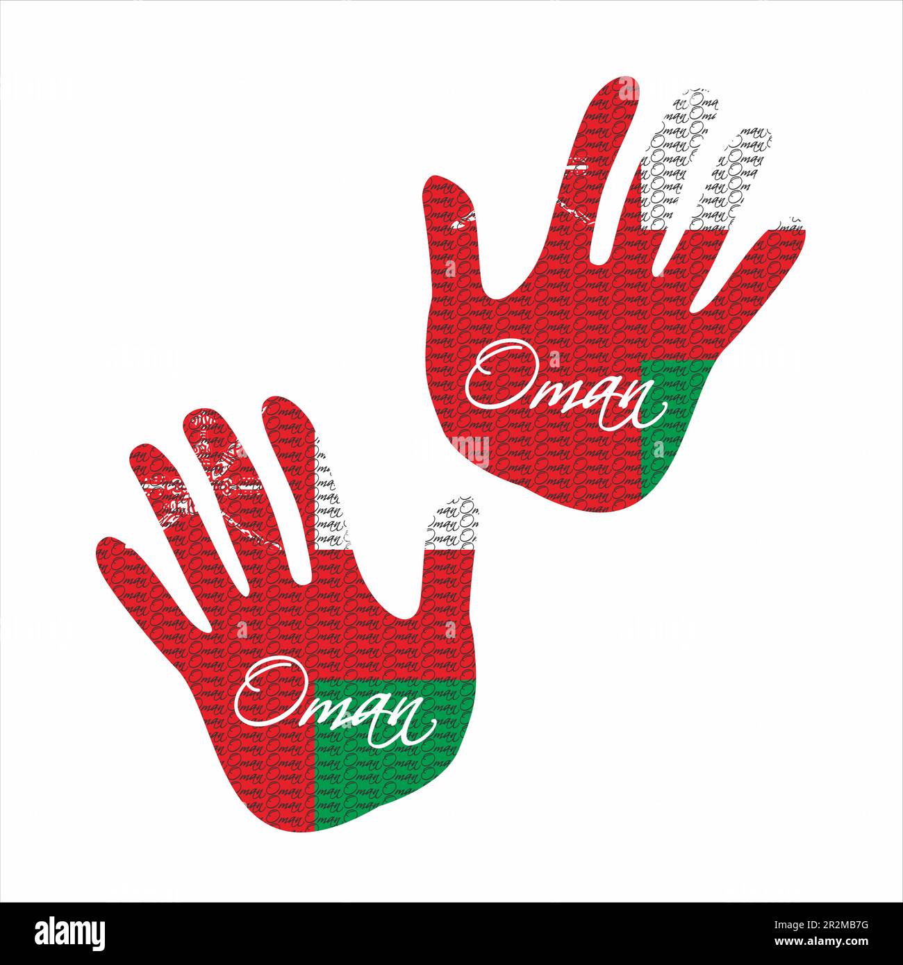 Flag vector nation oman muscat hi-res stock photography and images - Alamy