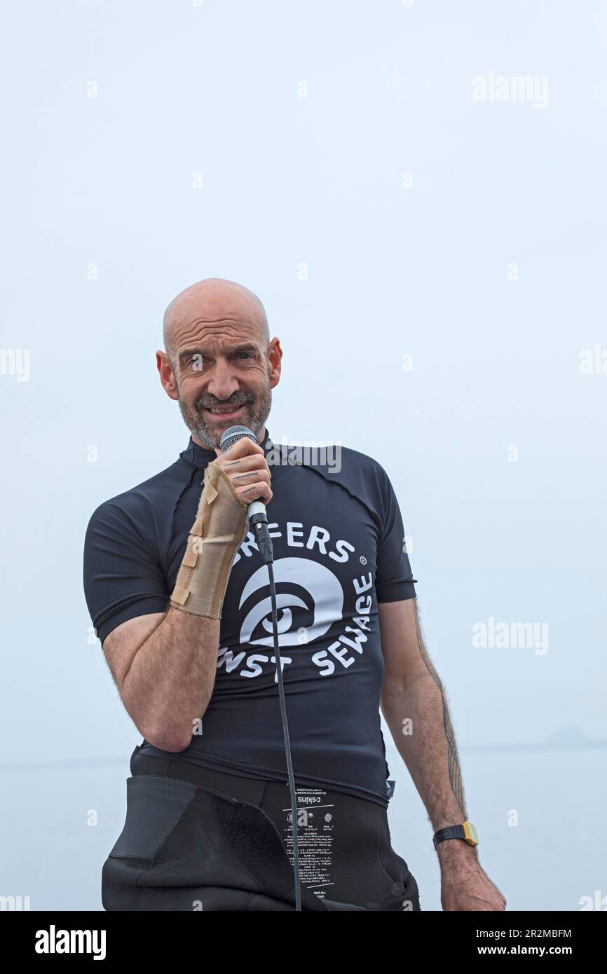 Portobello, Edinburgh, Scotland, UK. Surfers against sewage. Surfboards ...
