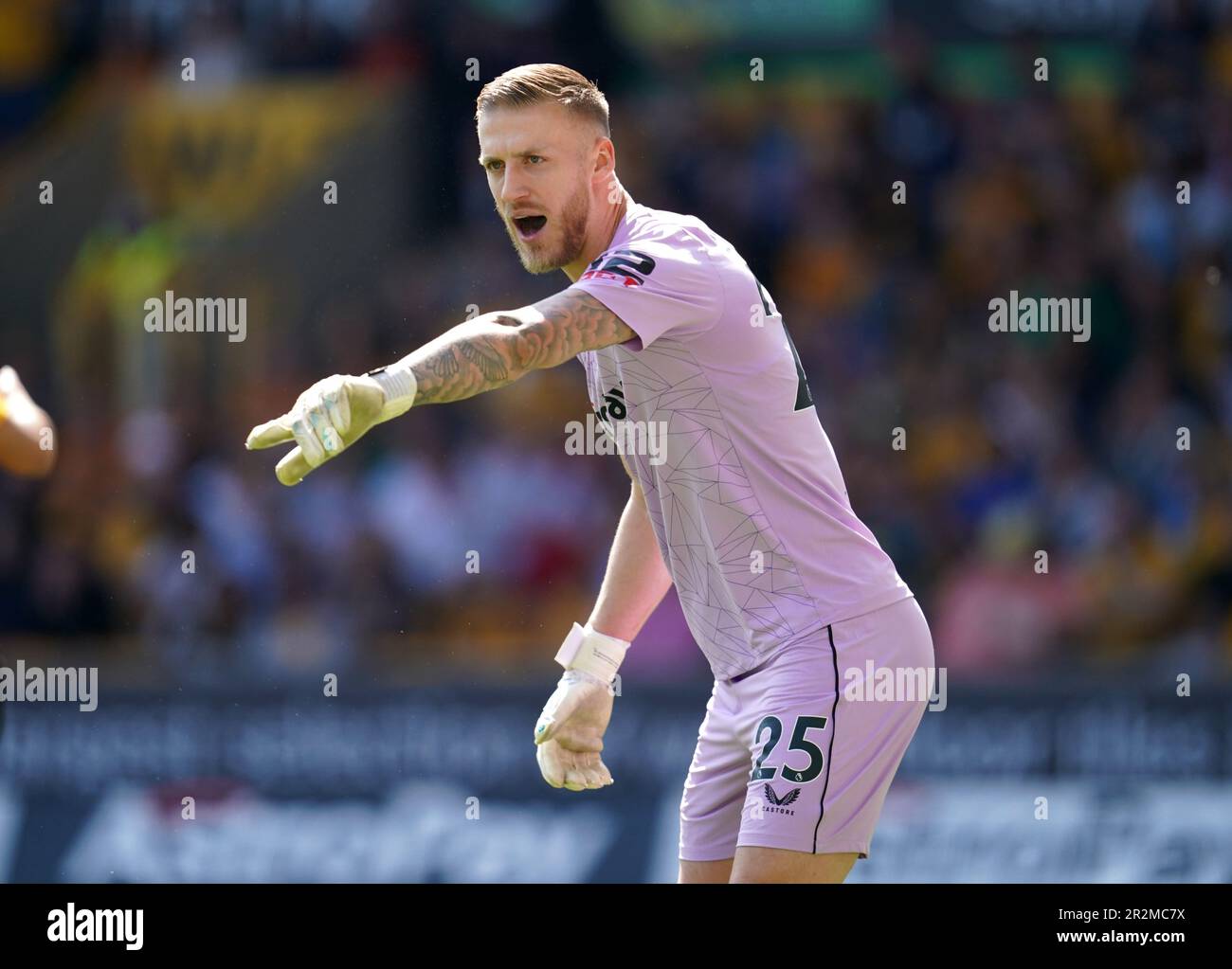 Wolverhampton Wanderers goalkeeper Daniel Bentley during the Premier ...