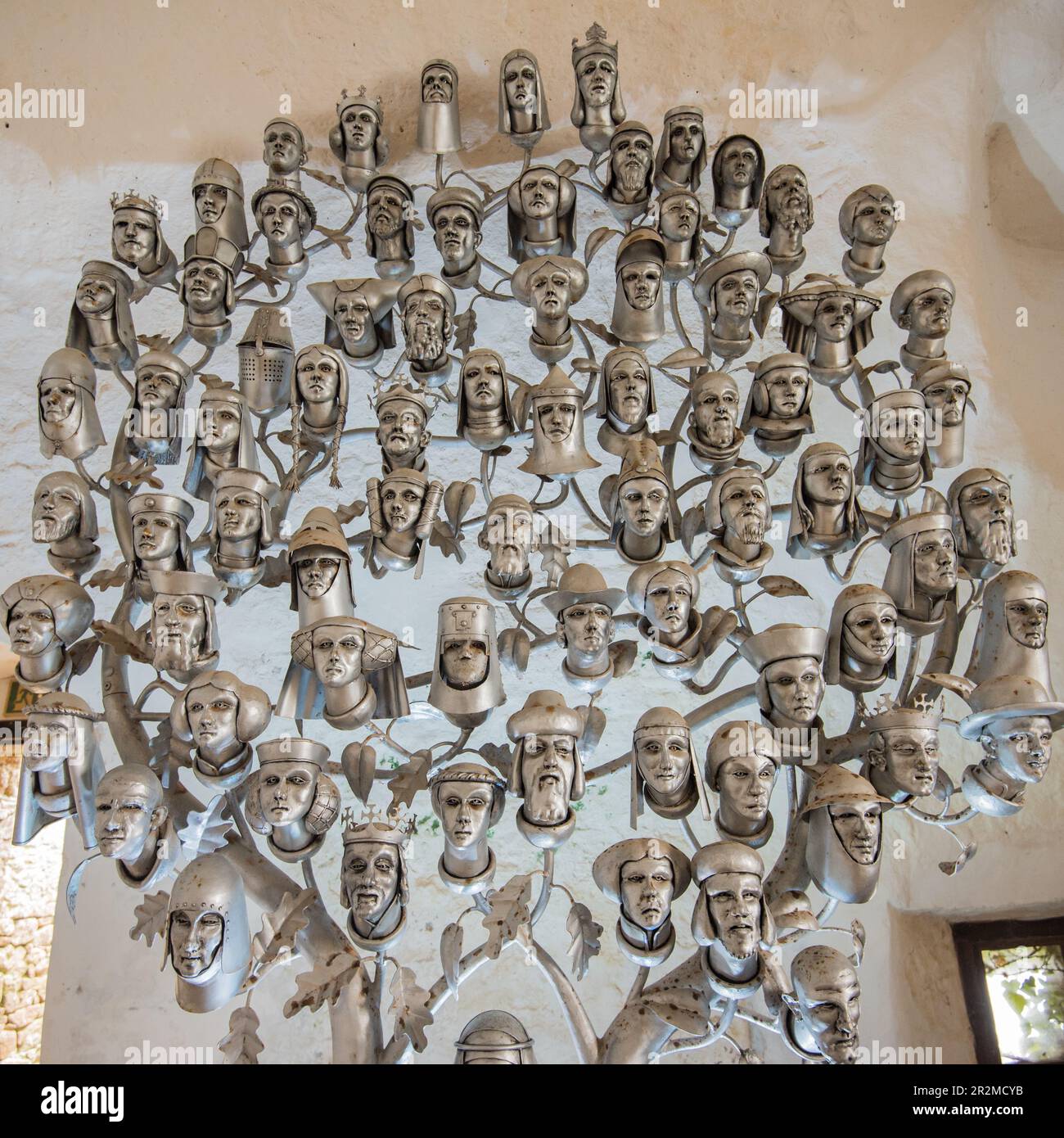 Medieval Monarchy----The Tree of Succession, a steel sculpture by Brian ...