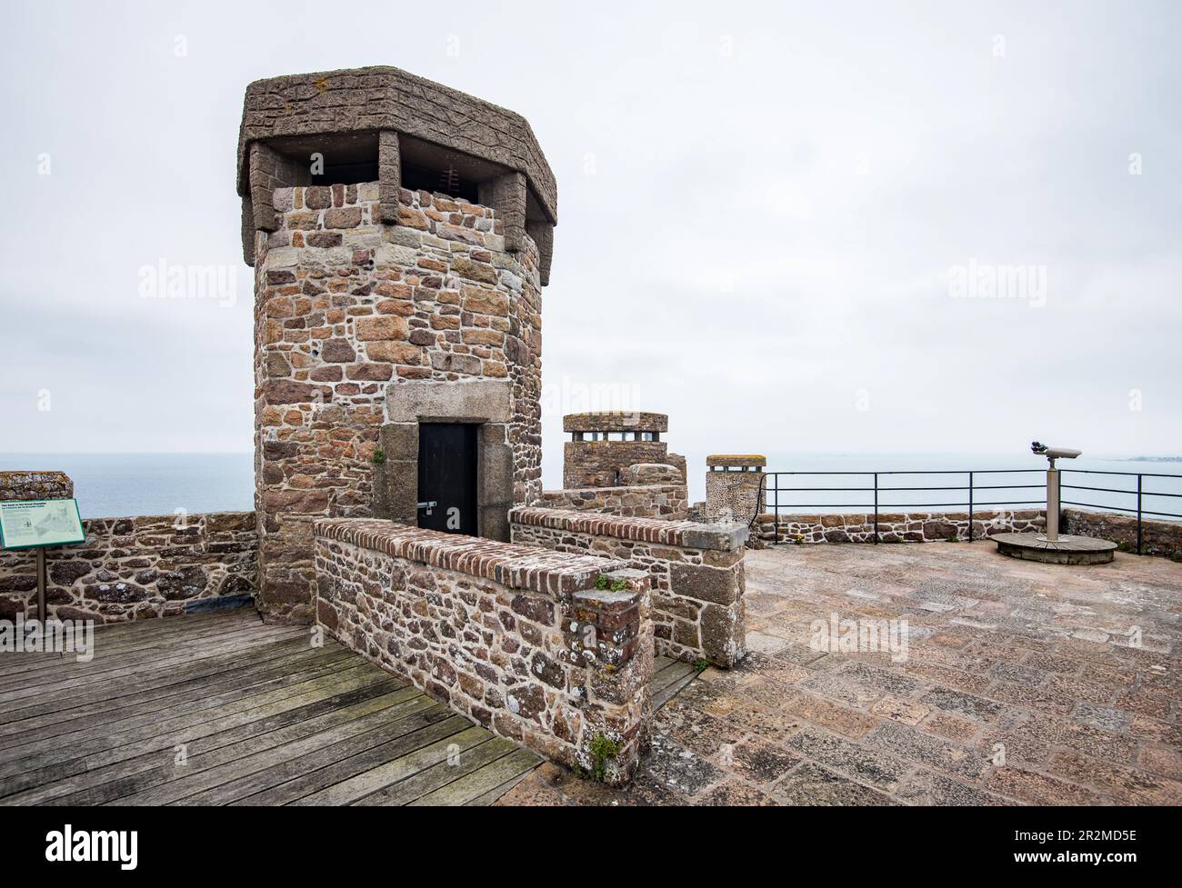German built Second World War fortifications at Gorey Castle---Mont ...