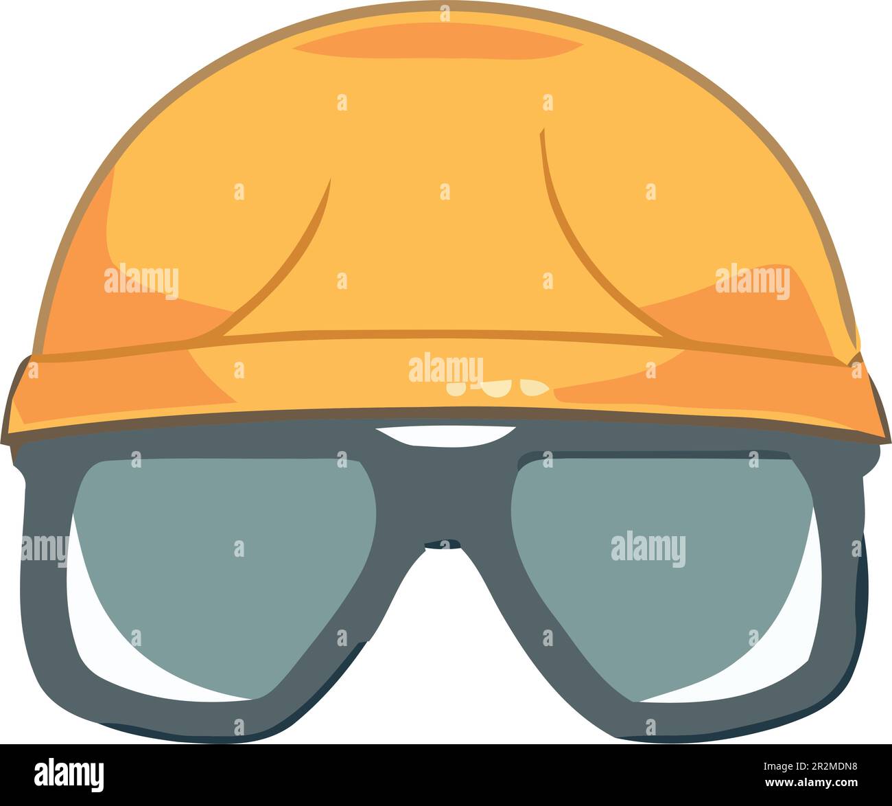 Protective safety helmet over white Stock Vector Image & Art - Alamy