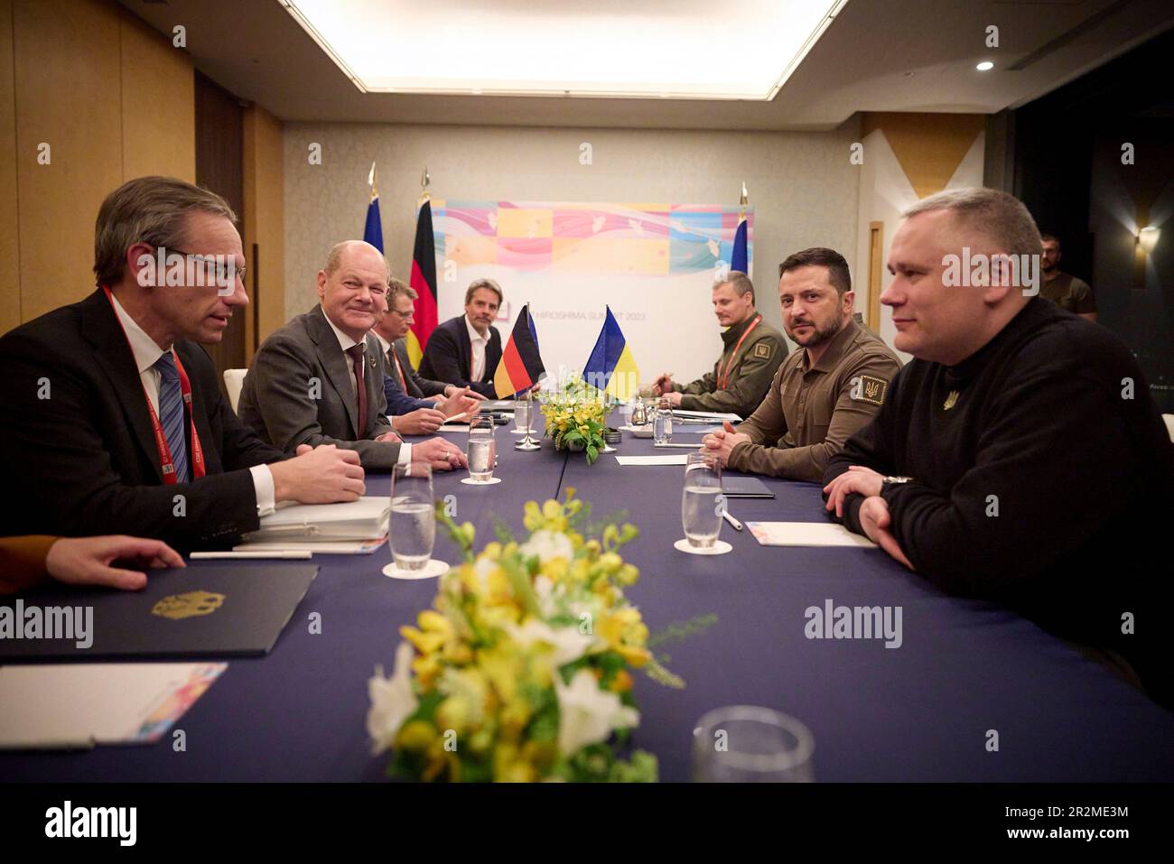 Hiroshima, Japan. 20th May, 2023. Ukrainian President Volodymyr ...