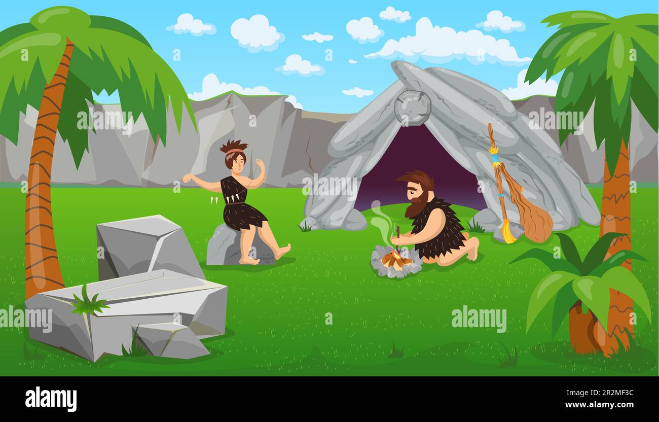 Paleolithic weapon Stock Vector Images - Alamy