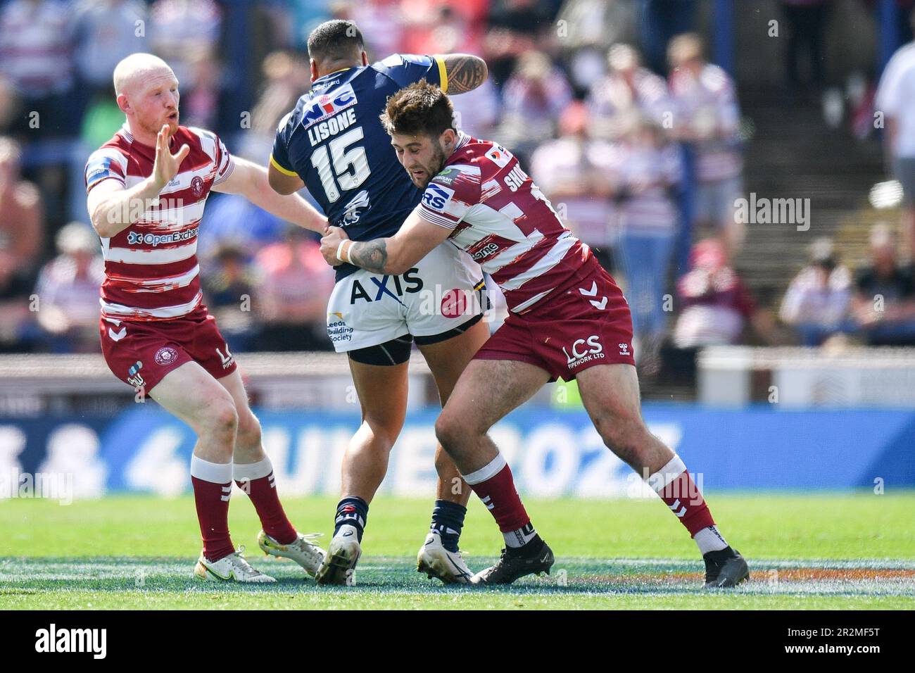 Leeds, England - 20th May 2023 - Joe Shorrocks of Wigan Warriors ...
