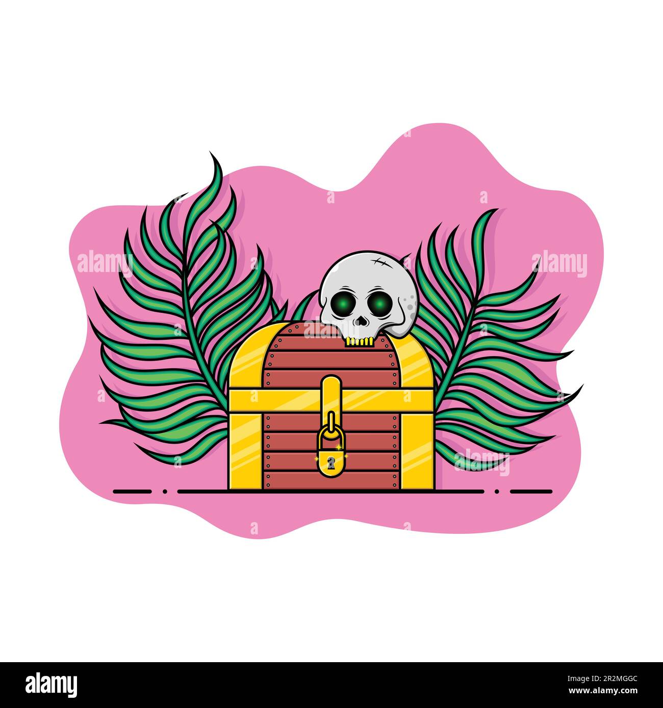 Cartoon treasure chest hi-res stock photography and images - Alamy