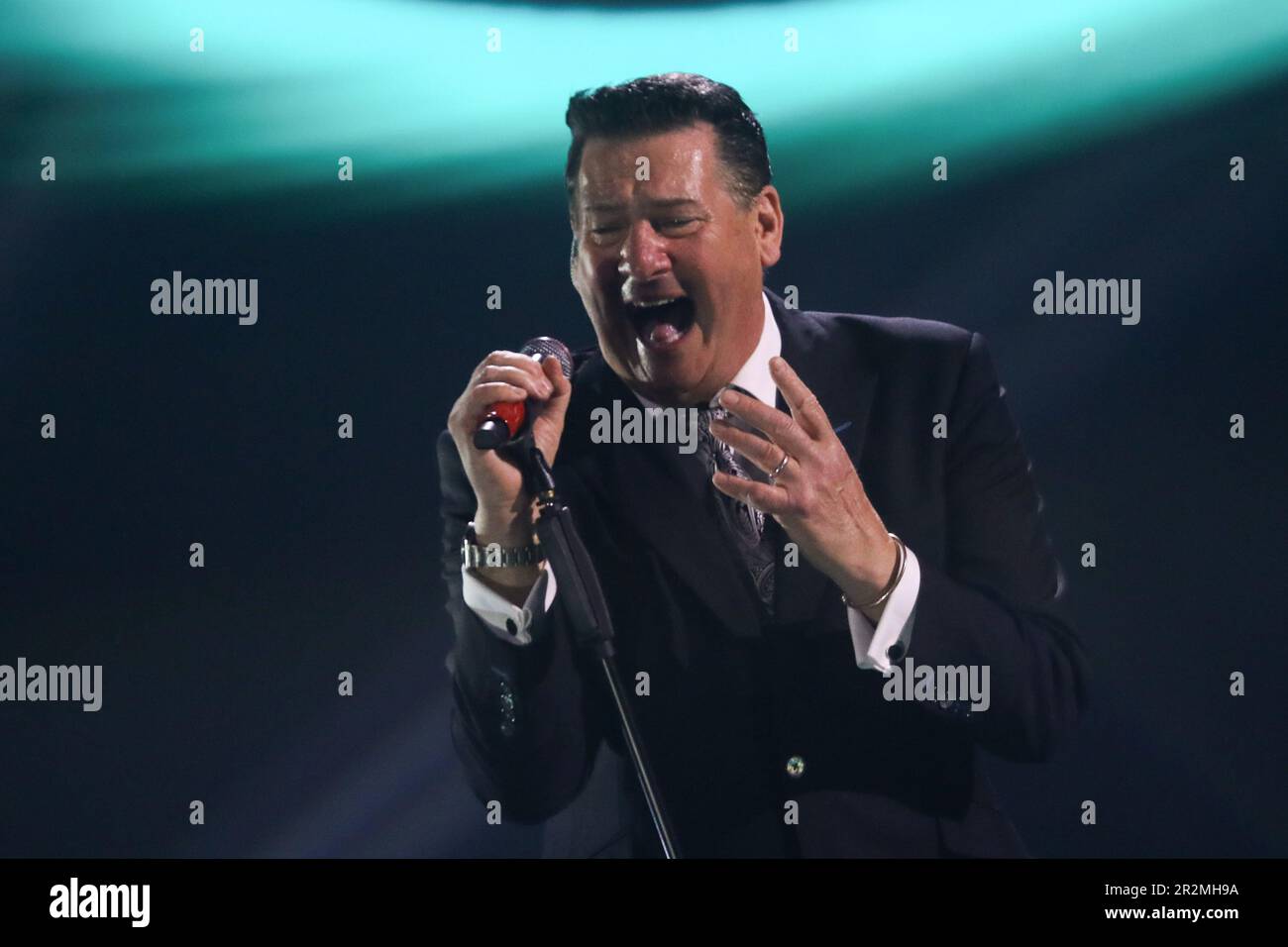 Rome, Italy. 19th May, 2023. Rome, Rai ex Dear studios, TV show "The ...