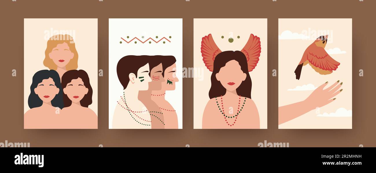 Modern native american art hi-res stock photography and images - Alamy