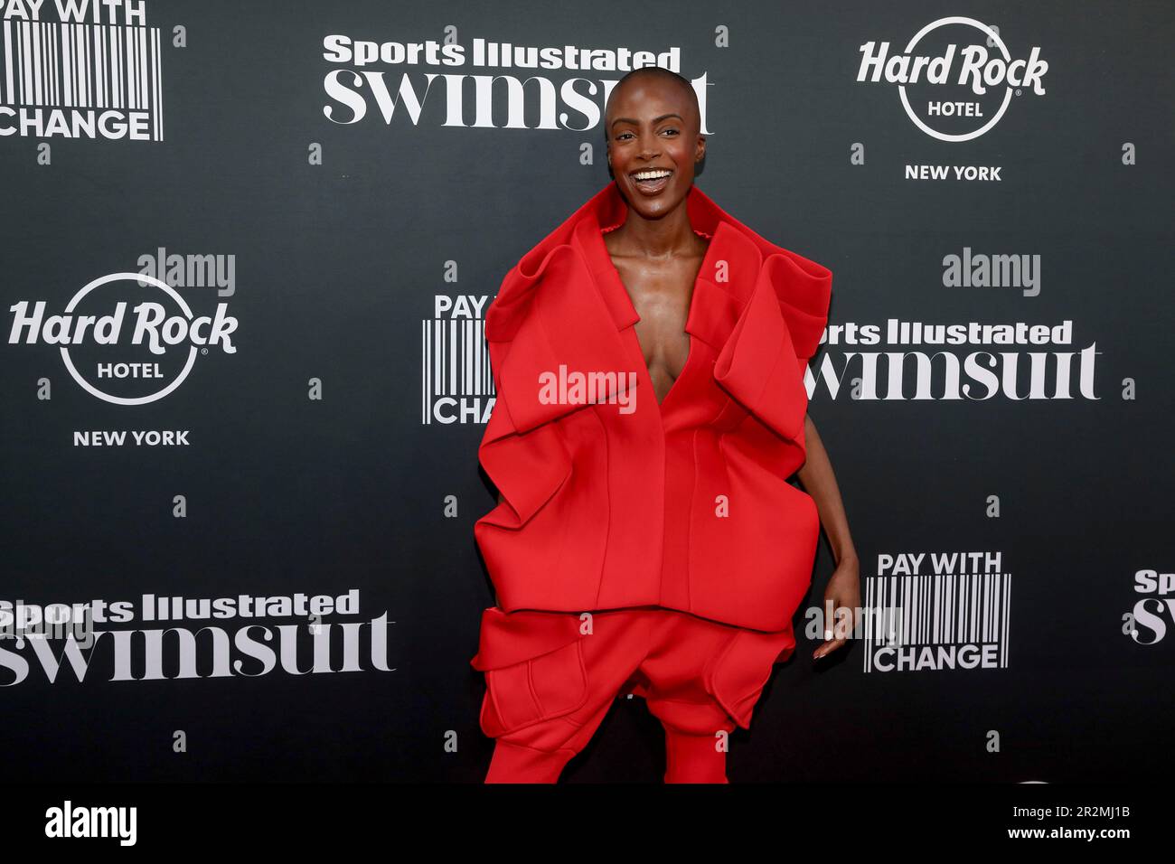 Fashion model Madisin Rian attends the Sports Illustrated Swimsuit 2023 ...