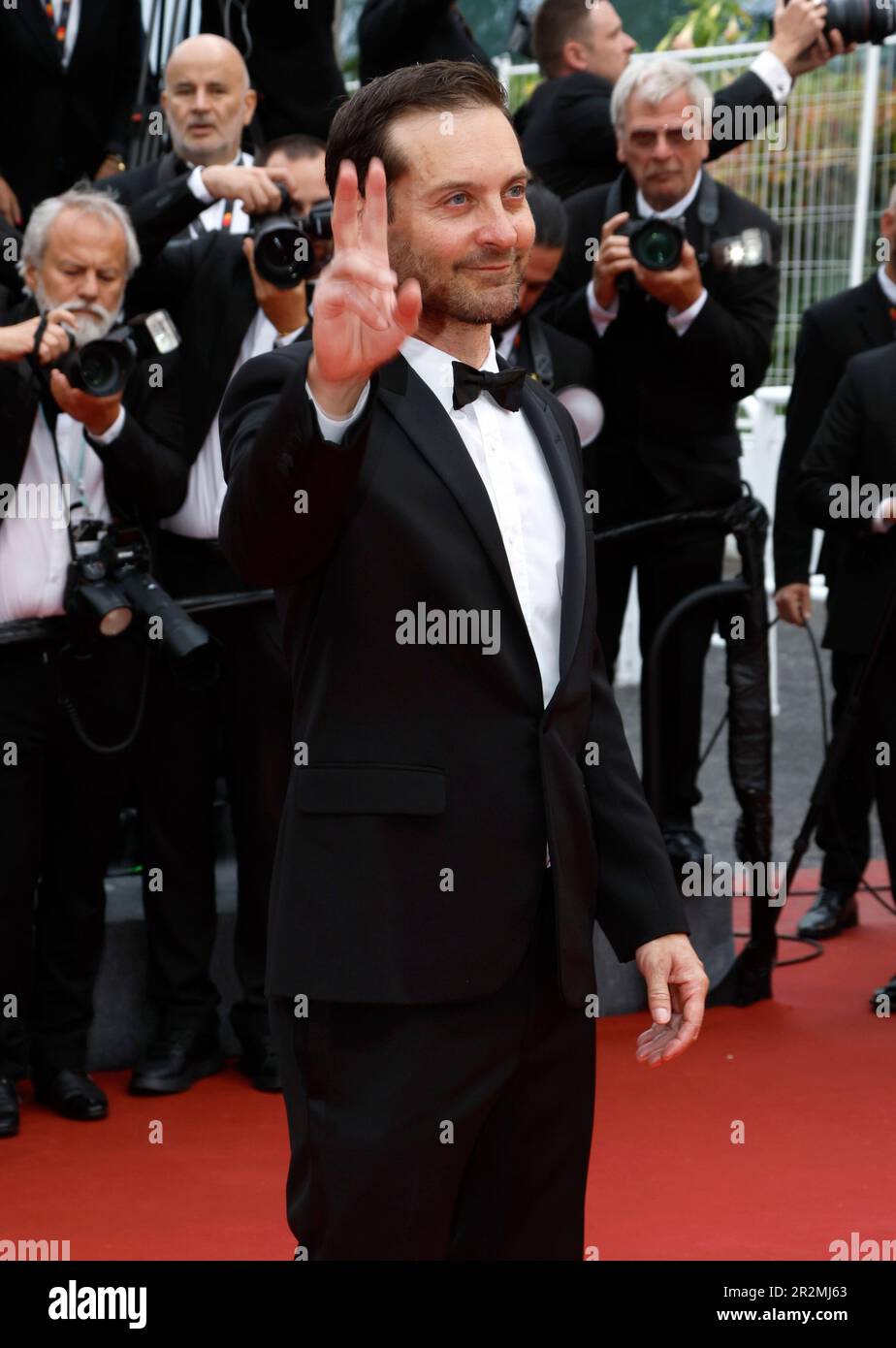 Tobey Maguire poses for photographers upon arrival at the premiere of ...