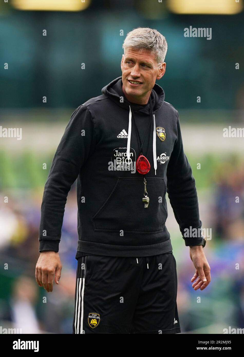 La Rochelle Head Coach Ronan O'Gara before the Heineken Champions Cup ...