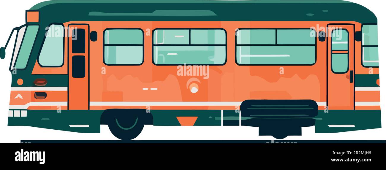 White coach bus modern back Stock Vector Images - Alamy
