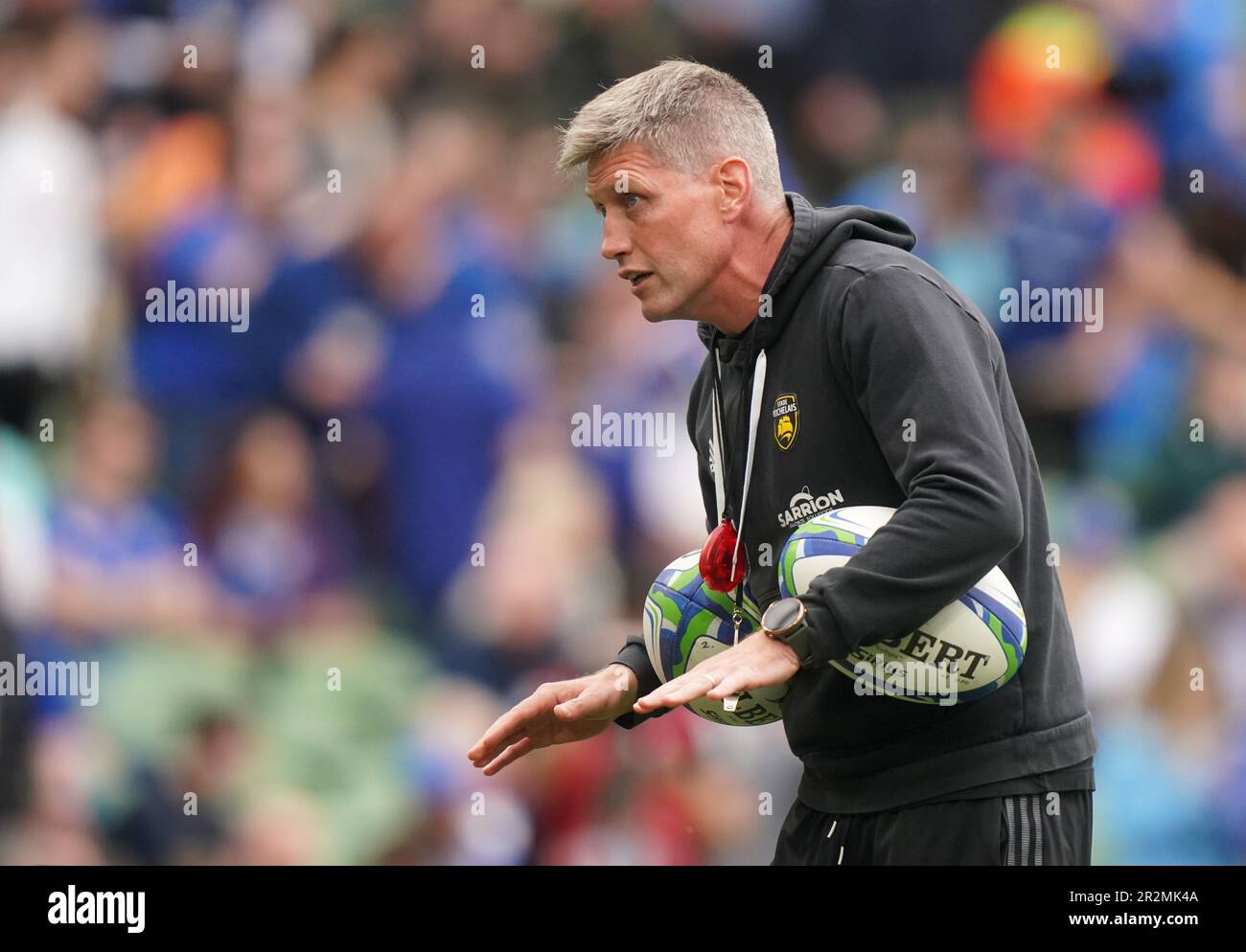 La Rochelle Head Coach Ronan O'Gara before the Heineken Champions Cup ...