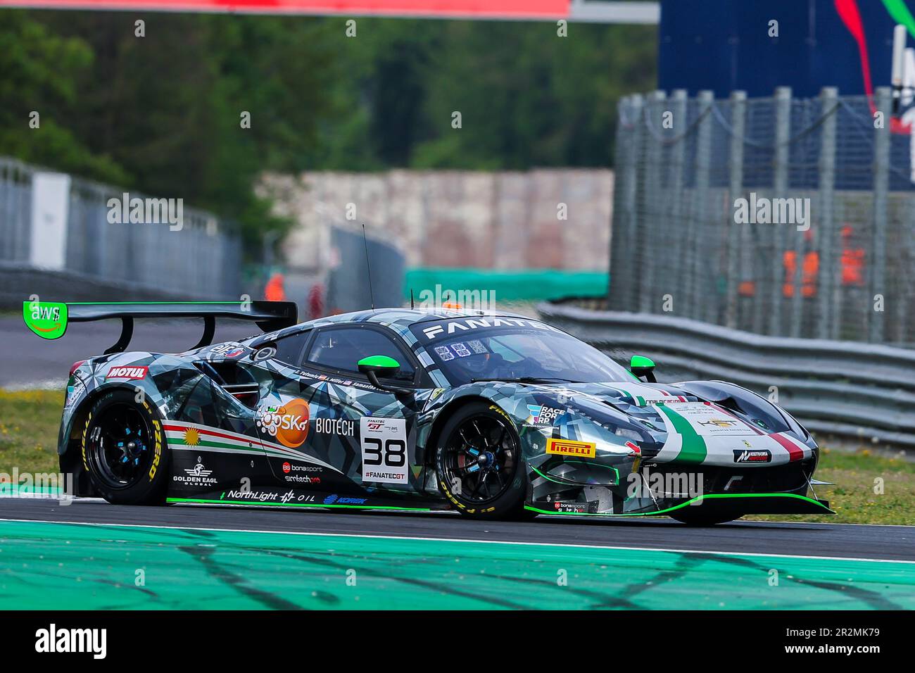 Ferrari 488 GT3 Team ST Racing with Rinaldi of Samantha Tan, Jon Miller ...