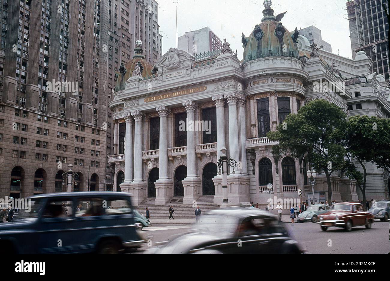 Teatro Municipal Opera House, Cinelandia, Rio de Janeiro, Brazil, South ...