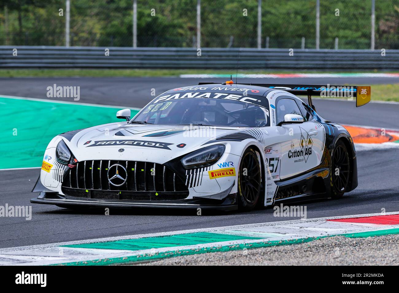 Mercedes-AMG GT3 Team Winward Racing of Russell Ward, Indy Dontje and ...