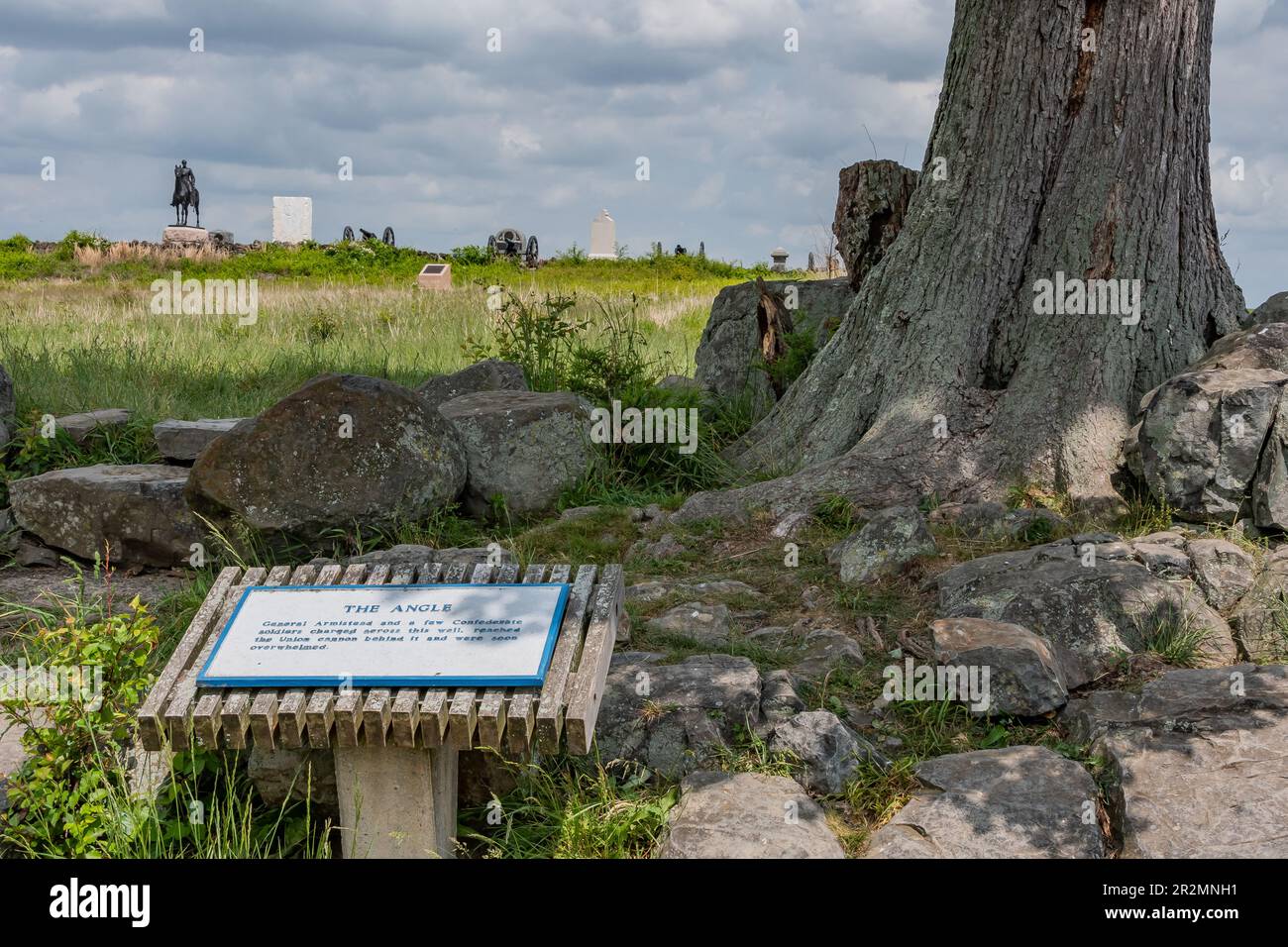 Gettysburg battlefield the angle hi-res stock photography and images ...