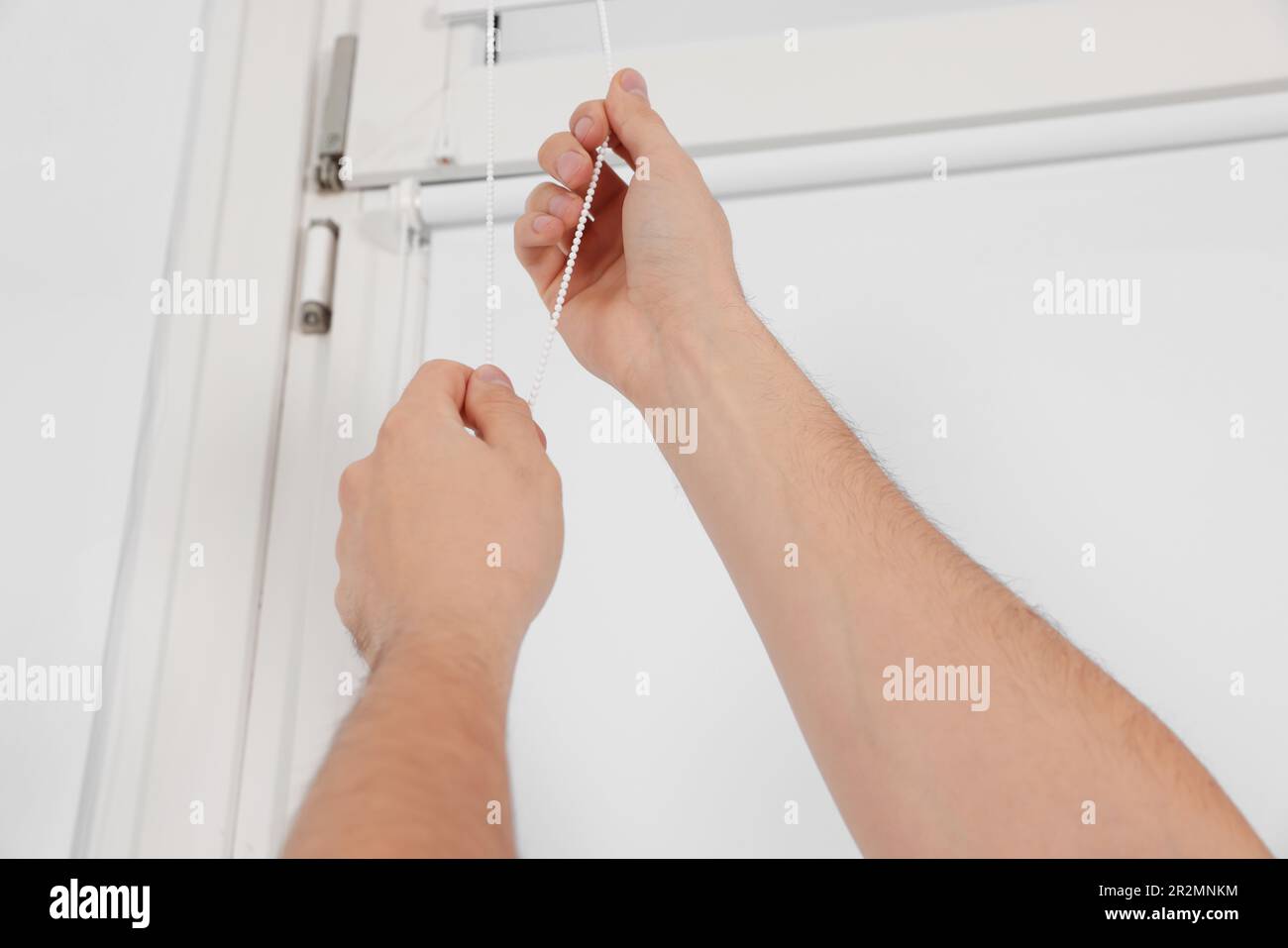 Opening window roller blind hi-res stock photography and images - Alamy