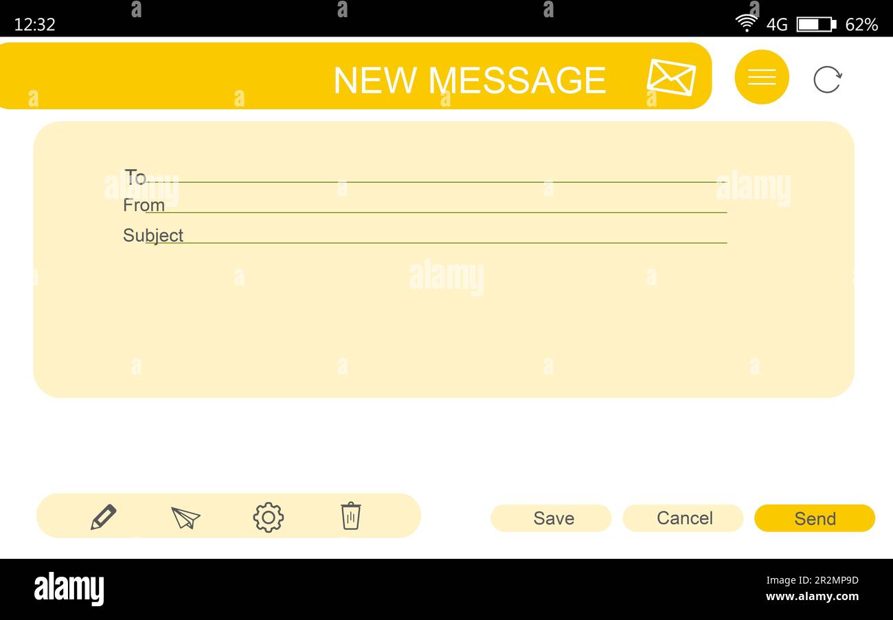 Creating new message hi-res stock photography and images - Alamy