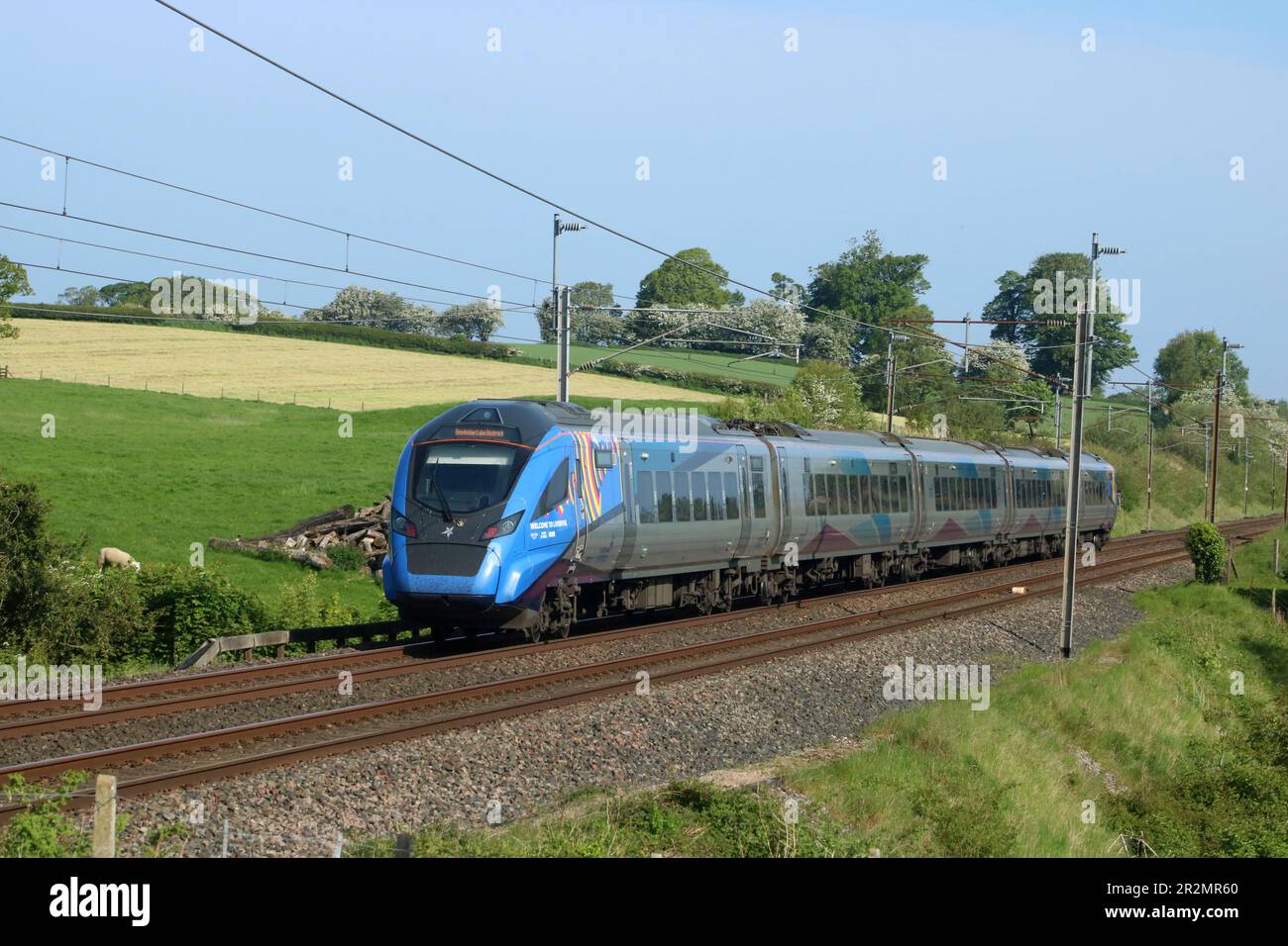 TransPennine Express Civity emu with special Welcome to Liverpool ...
