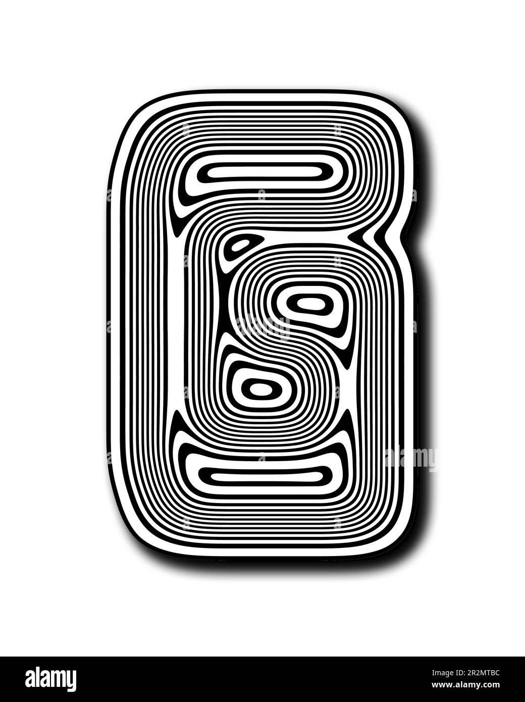 majuscule G design Lines Stock Photo - Alamy