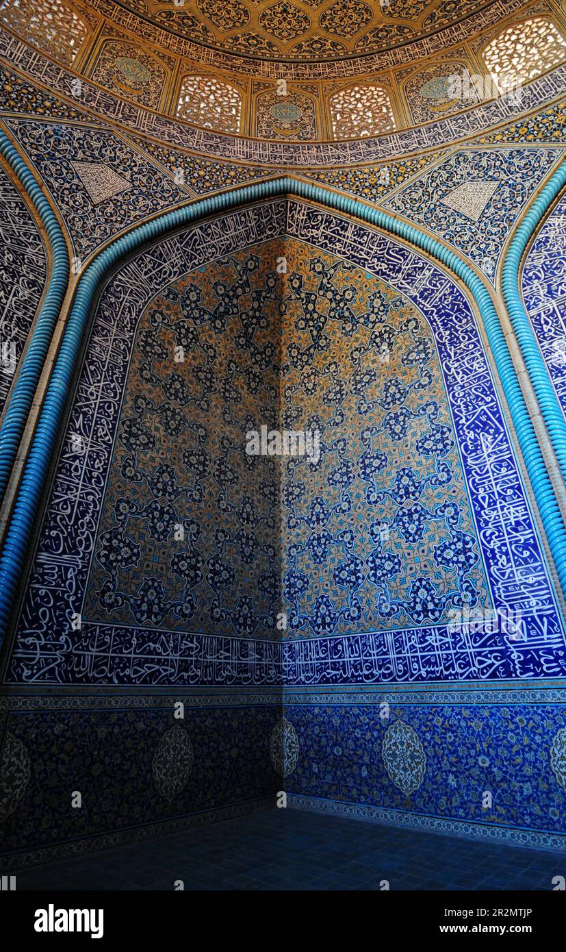 Sheikh Lutfullah Mosque, located in Isfahan, Iran, was built in the ...