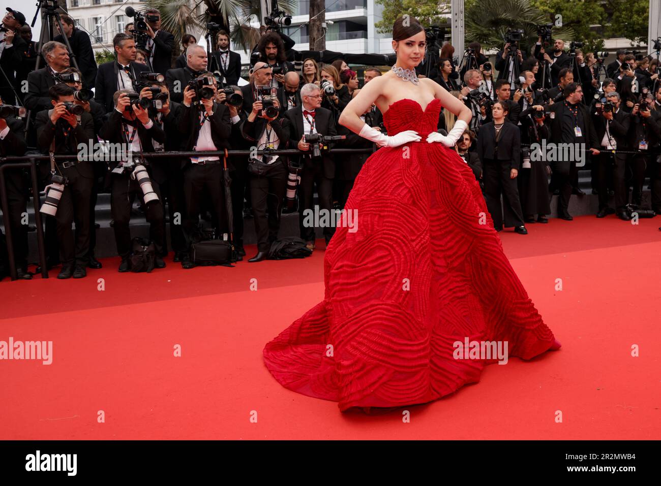 Sofia Carson poses for photographers upon arrival at the premiere of ...