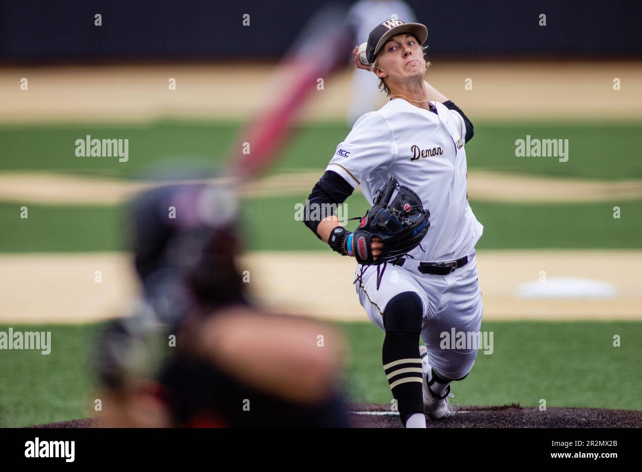 May 19, 2023: Wake Forest Demon Deacons pitcher Josh Hartle (23) starts ...