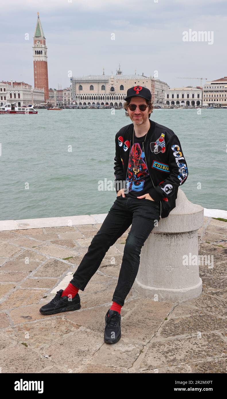 VENICE, ITALY - MAY 20: British artist Philip Colbert pose for a ...