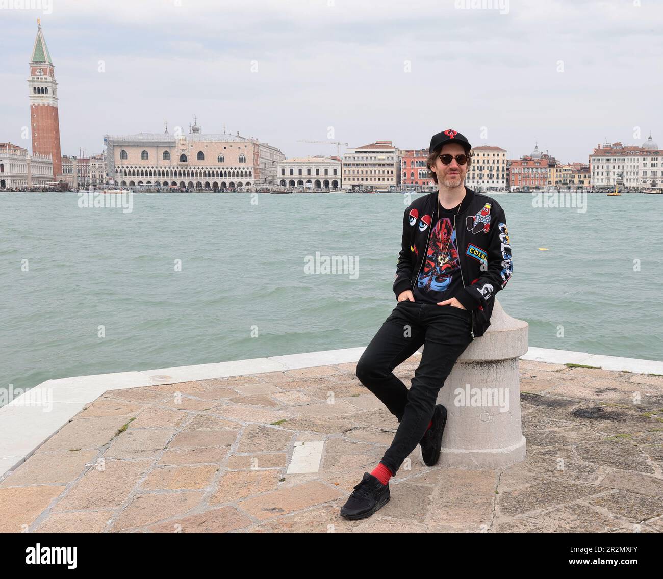 VENICE, ITALY - MAY 20: British artist Philip Colbert pose for a ...