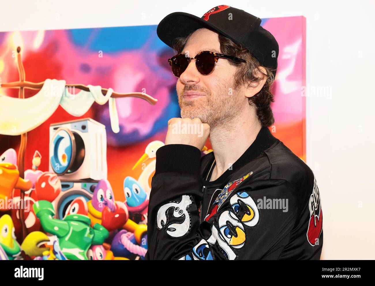 VENICE, ITALY - MAY 20: British artist Philip Colbert pose for a ...