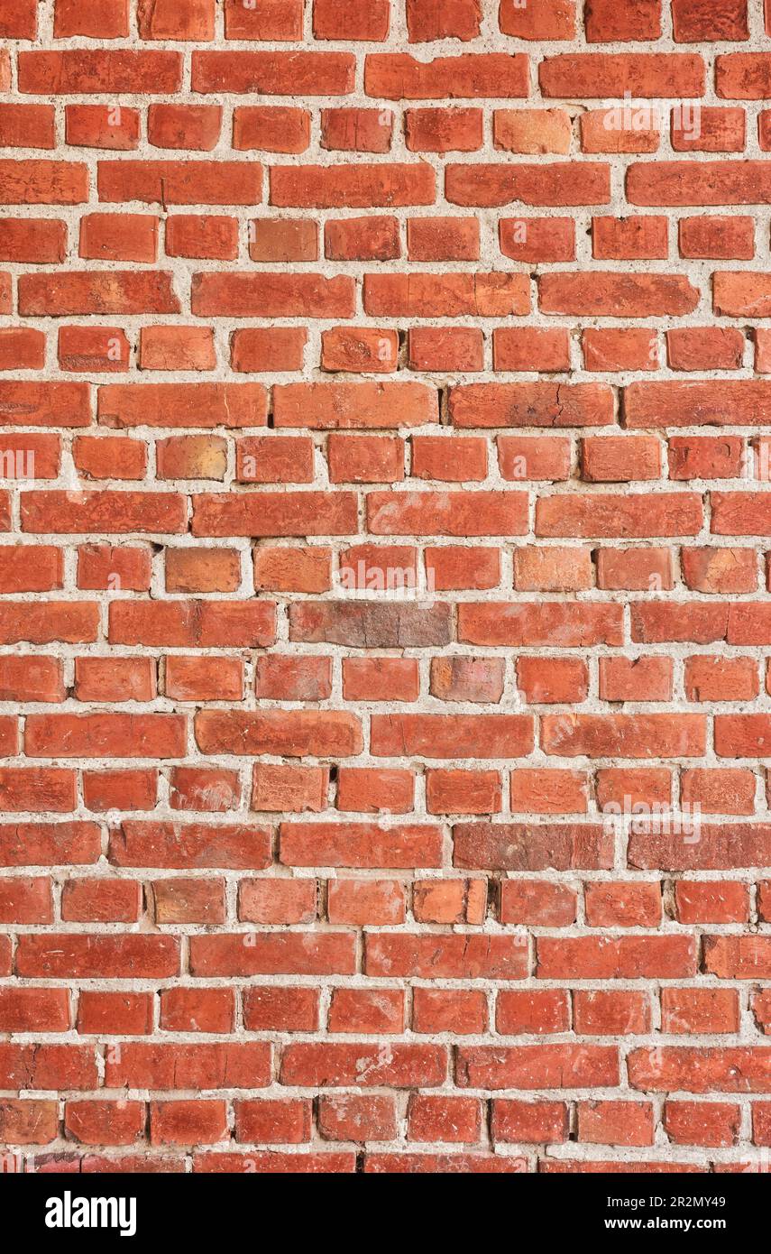 Detailed picture of an old brick wall, background or wallpaper Stock ...