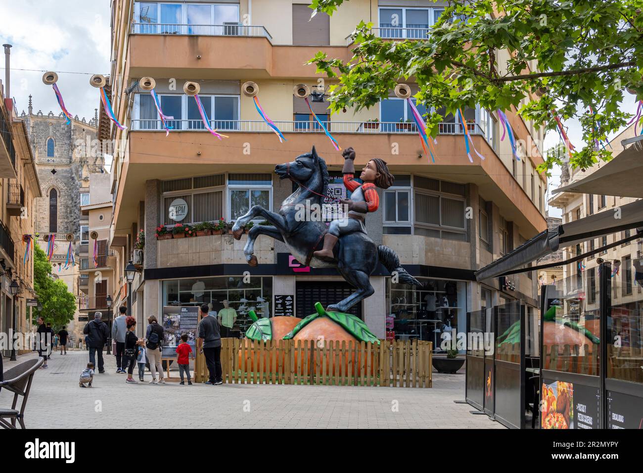 Manacor, Spain; april 30 2023: Manacor Encantat urban festival with ...