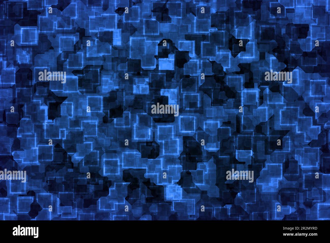 creative cute blue tech digital shining computer art texture or ...