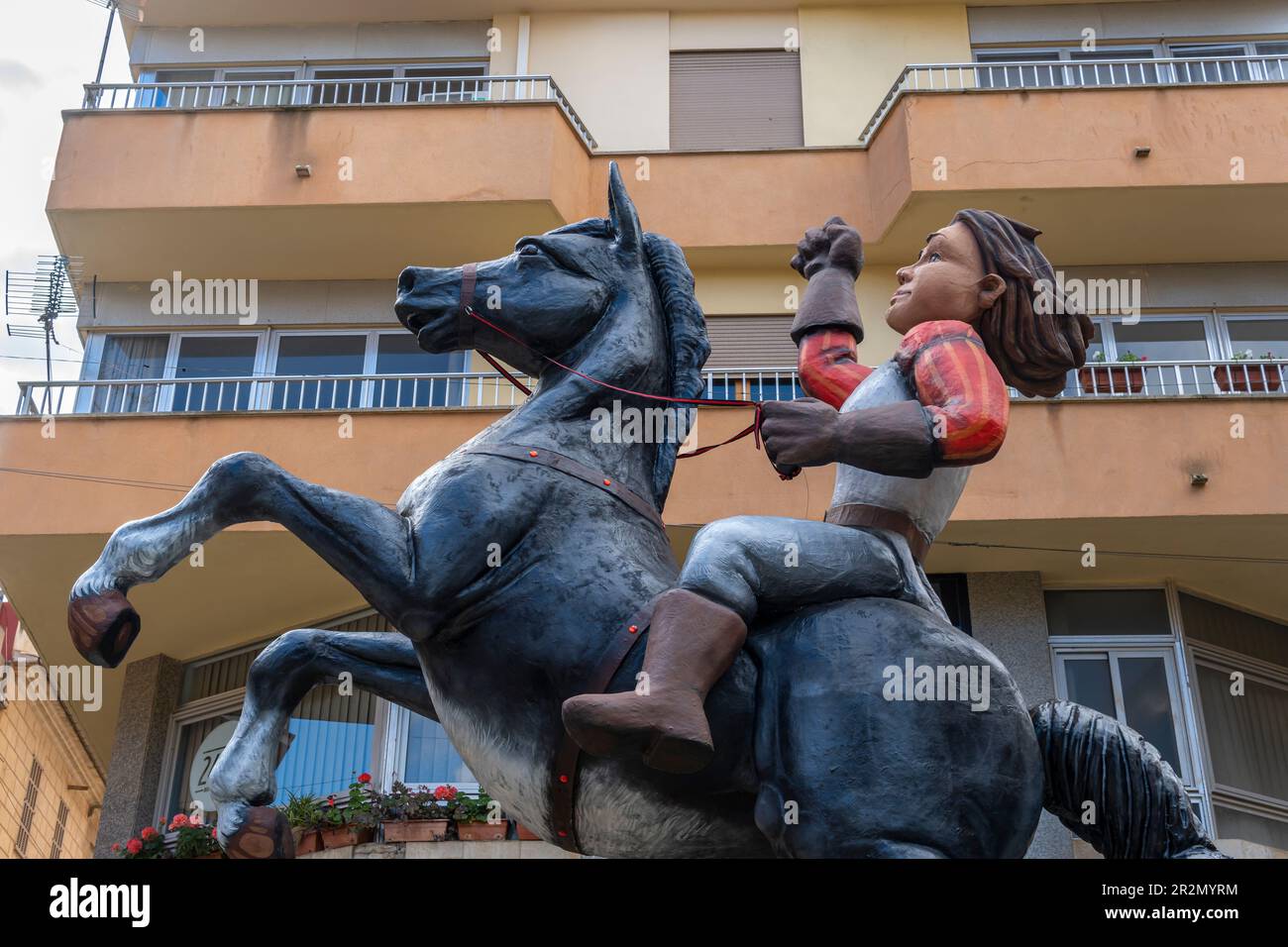Manacor, Spain; april 30 2023: Manacor Encantat urban festival with ...