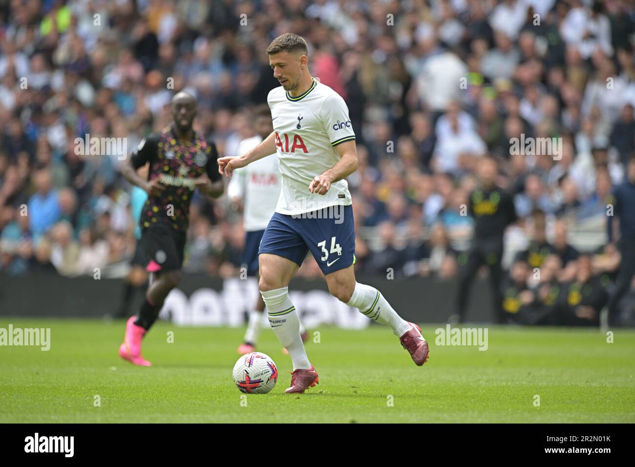 London, UK. 20th May, 2023. Clément Lenglet of Tottenham Hotspur during ...