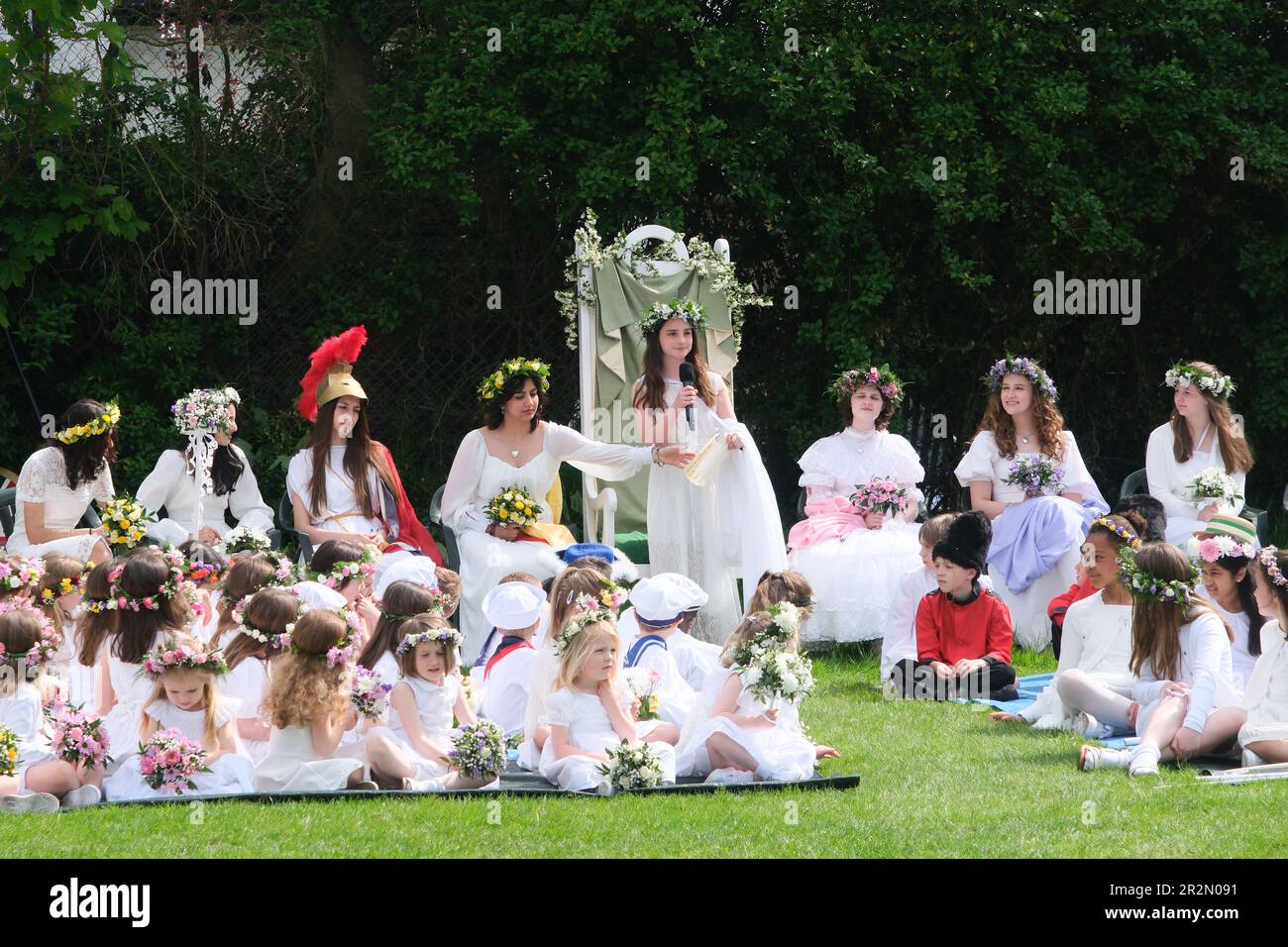 Brentham Garden Suburb, London, UK. 20th May 2023. May Day celebrations ...