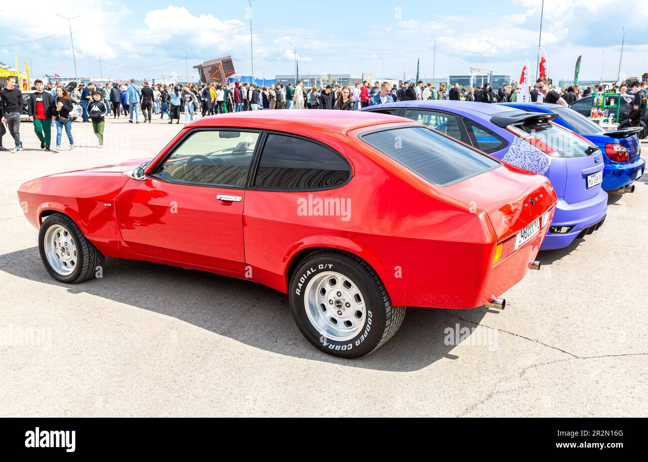 Samara, Russia - May 14, 2023: Ford Capri 3rd gen, 1978–1986 at a local ...