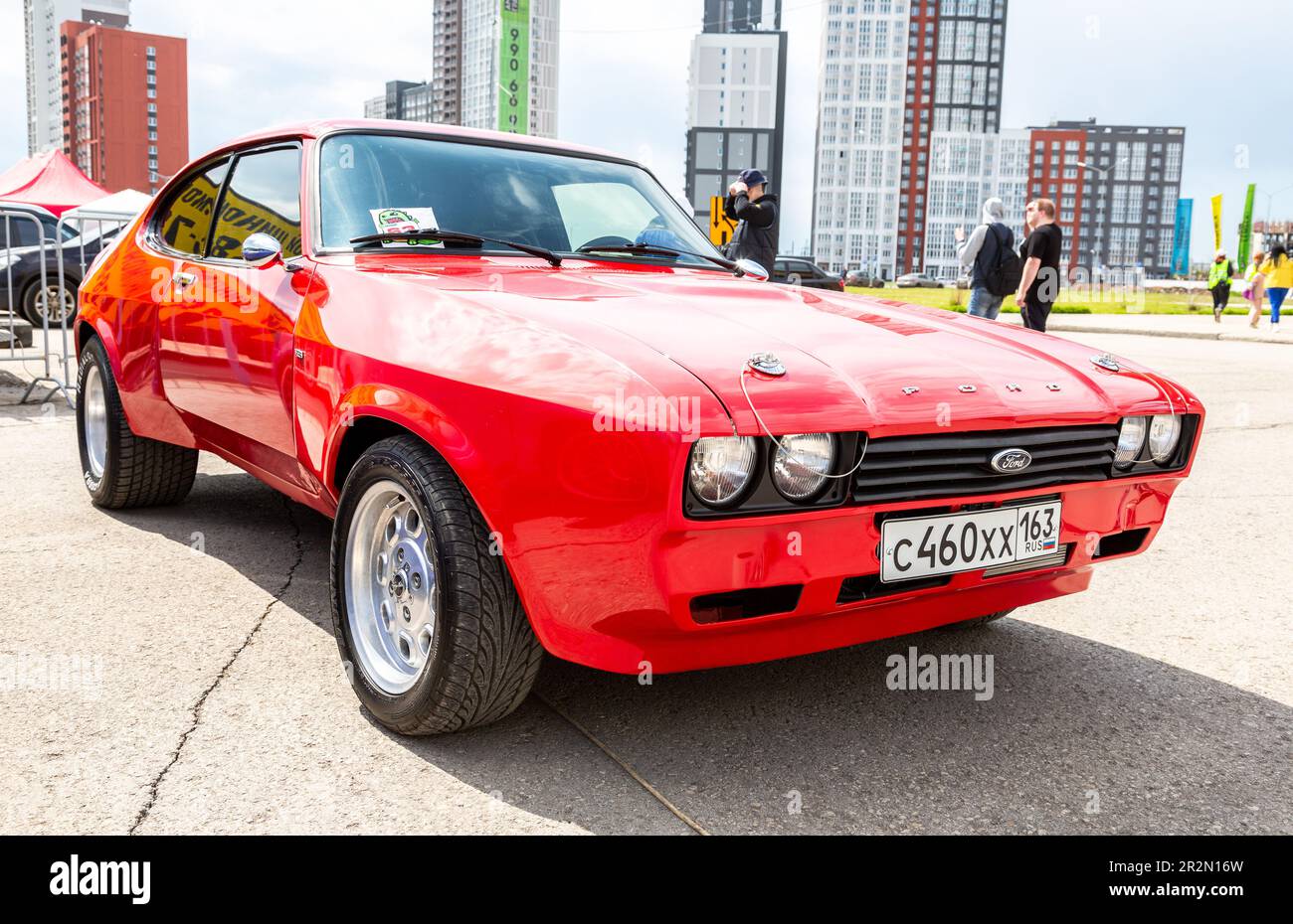 Samara, Russia - May 14, 2023: Ford Capri 3rd gen, 1978–1986 at a local ...