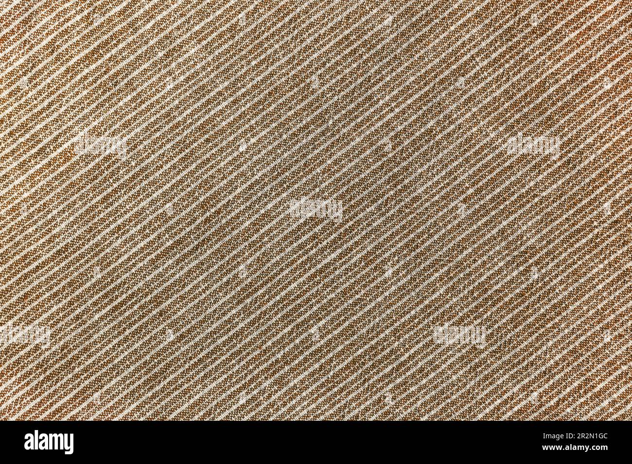 Natural linen texture as background. Cotton fabric with brown and white ...