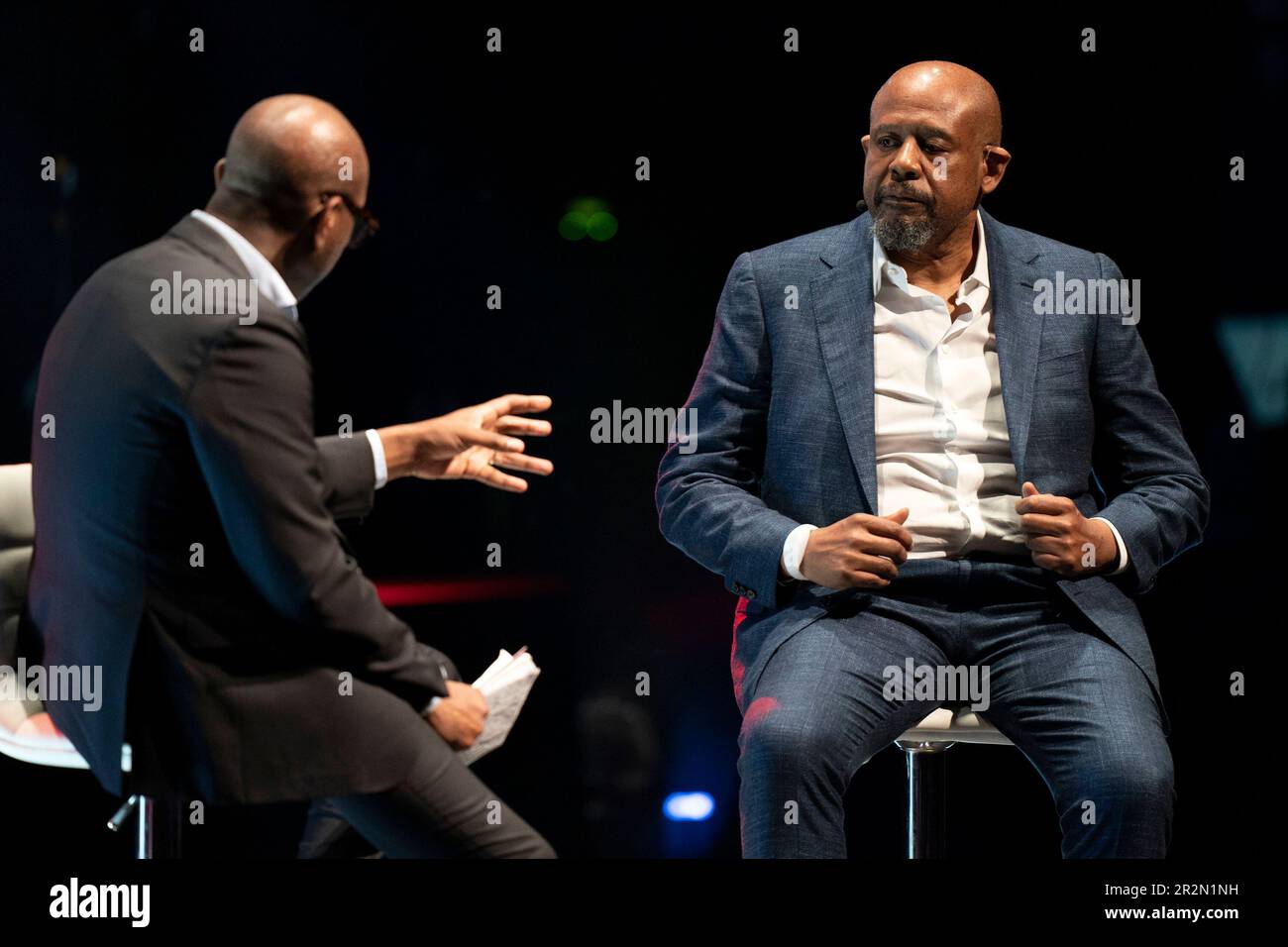 Actor and campaigner Forest Whitaker on stage in conversation with ...