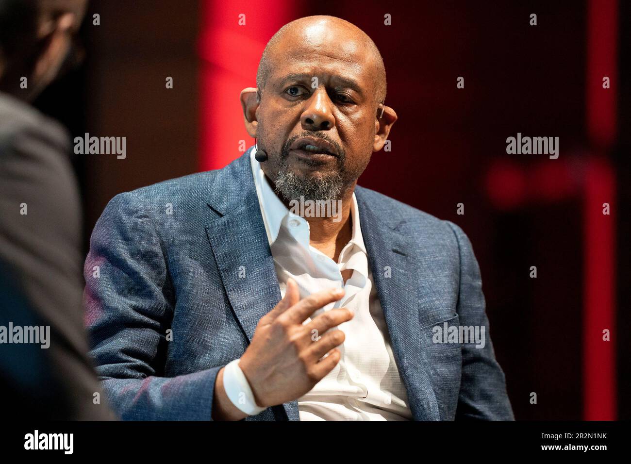 Actor and campaigner Forest Whitaker on stage in conversation with ...