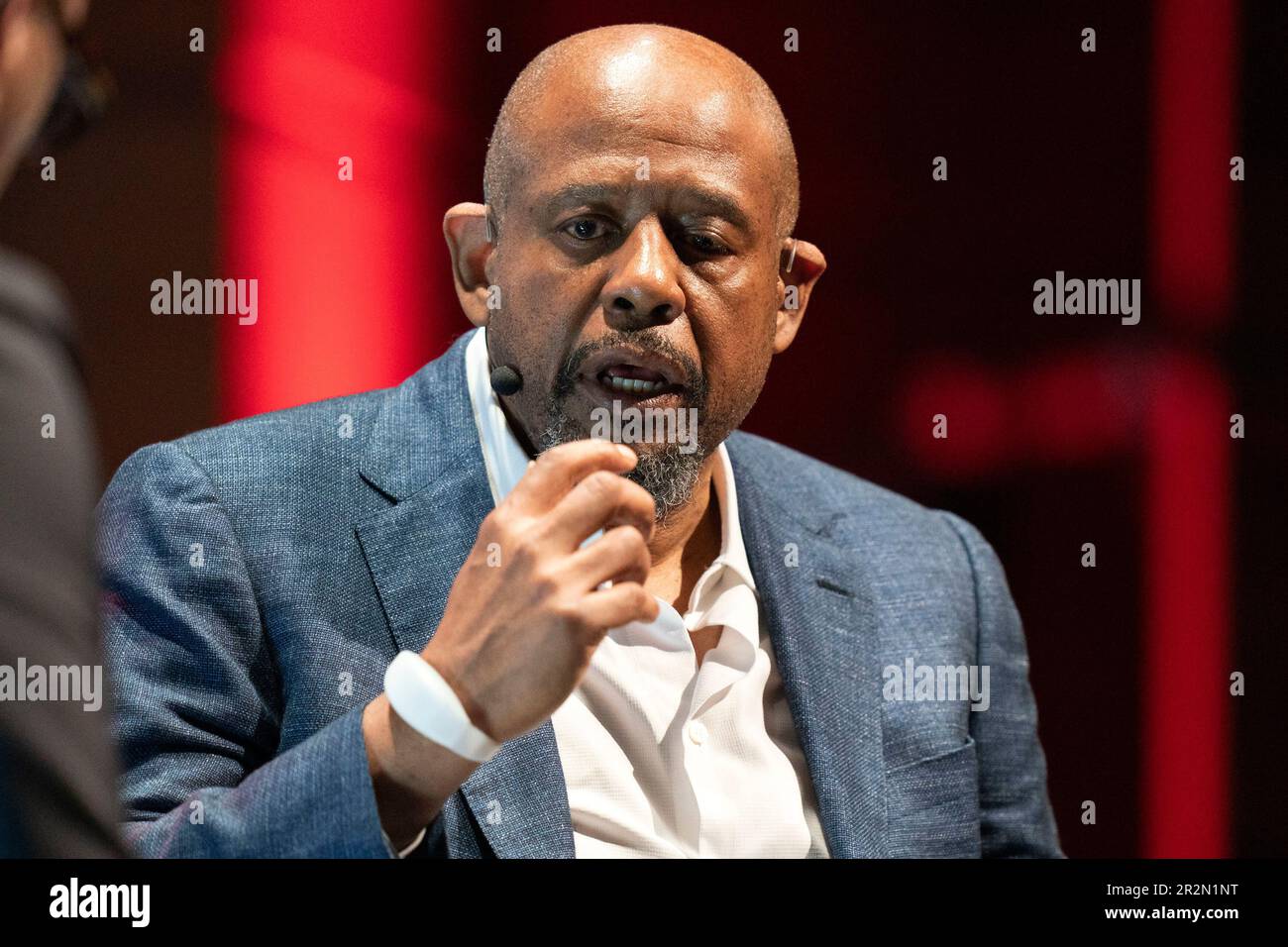 Actor and campaigner Forest Whitaker on stage in conversation with ...