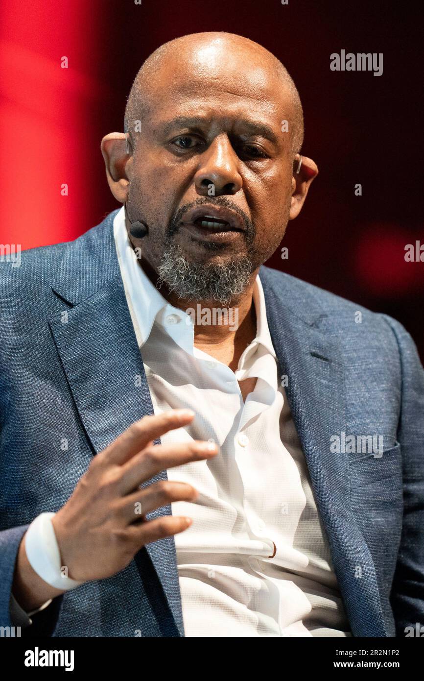 Actor and campaigner Forest Whitaker on stage in conversation with ...