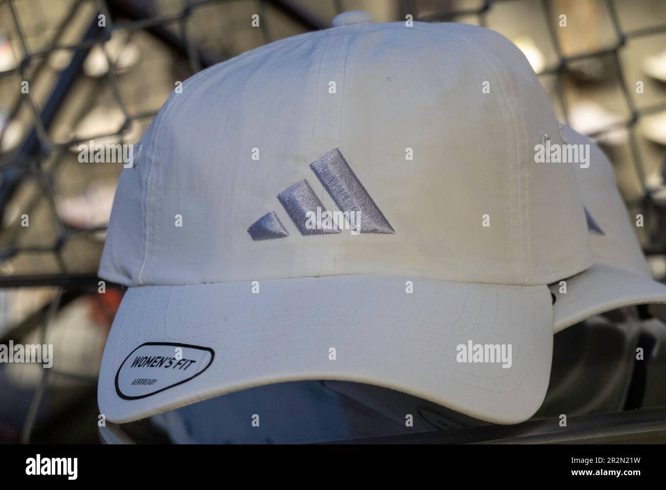 Adidas flagship storefront is located at 565 Fifth Avenue in New York City, USA 2023 Stock Photo ...