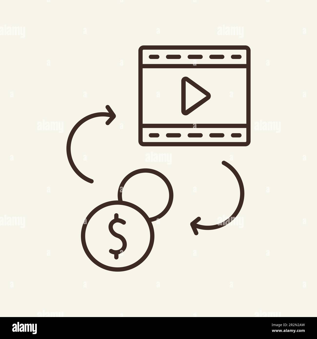 Film distribution Stock Vector Images - Alamy