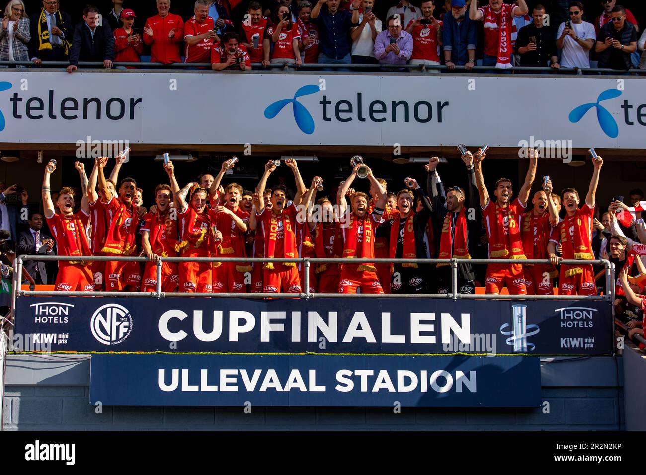 Oslo, Norway, 20th May 2023. Brann - Norwegian cup winners 2022. Credit ...