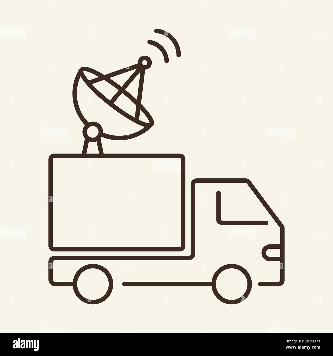 Smart car icon outline hi-res stock photography and images - Alamy