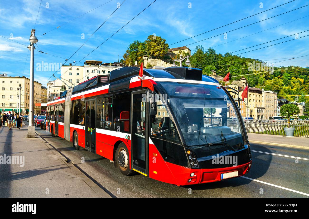 Trolley bus salzburg austria hi-res stock photography and images - Alamy