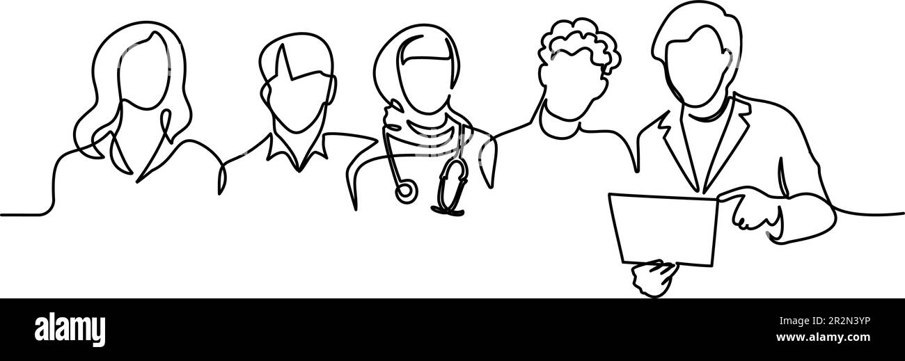 Insurance agent introduces a group of people to terms of contract ...